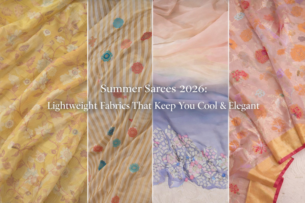 Summer Sarees 2026: Lightweight Fabrics to Stay Cool & Elegant ...
